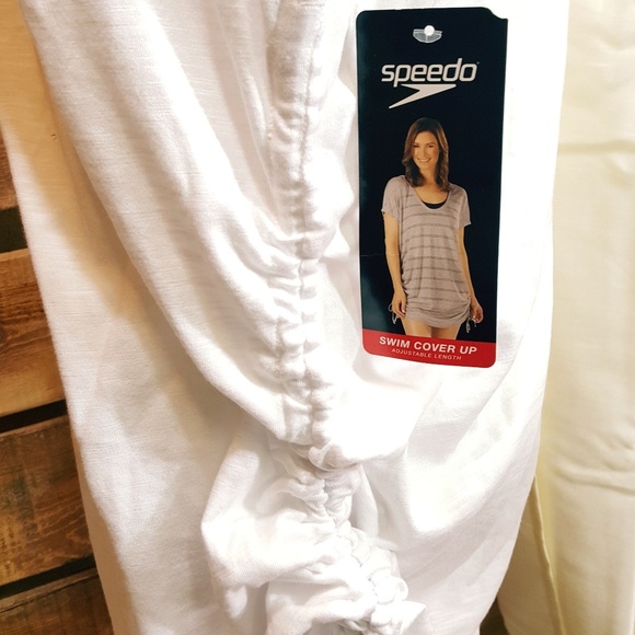 Speedo | Swim | Nwt Speedo Bathing Suit Cover Up White Large | Poshmark